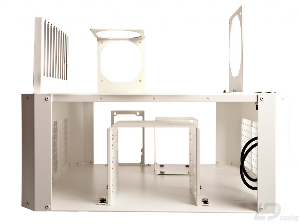 LD PC-V4 Bench Table - White - LD Cooling Computer Cases