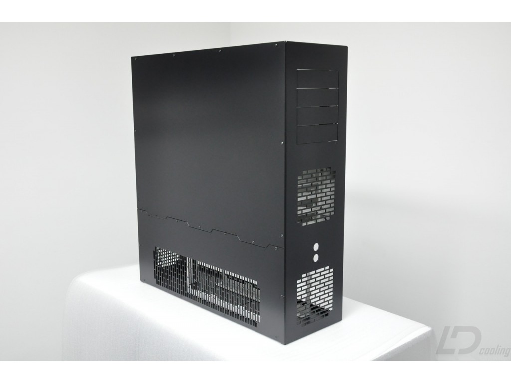 LD PC-V8 Reverse ATX/HPTX Black/White - LD Cooling Computer Cases