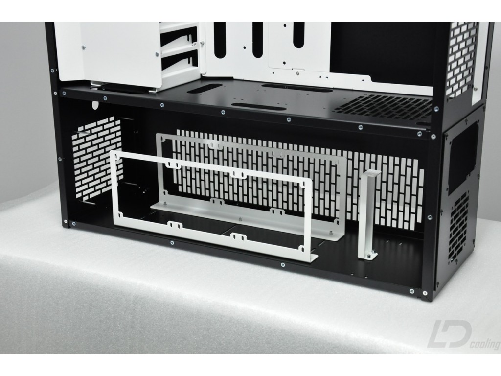 LD PC-V8 Reverse ATX/HPTX Black/White - LD Cooling Computer Cases
