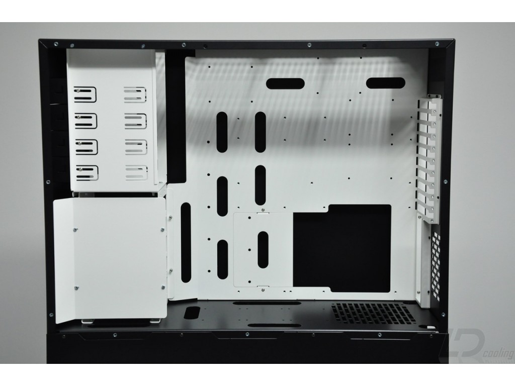 LD PC-V8 Reverse ATX/HPTX Black/White - LD Cooling Computer Cases