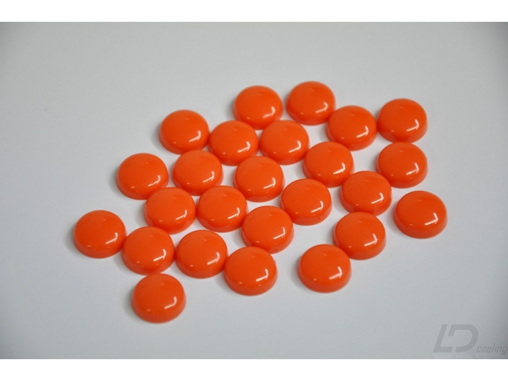 Orange Screw Caps - pack of 25 - LD Cooling Computer Cases