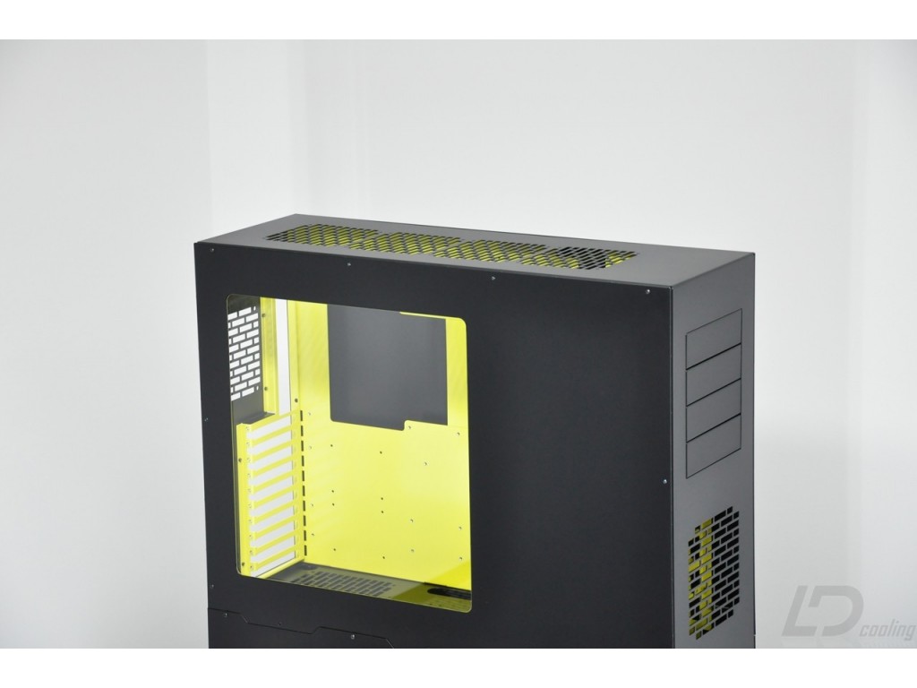 LD PC-V8 ATX/HPTX Black/Yellow - LD Cooling Computer Cases