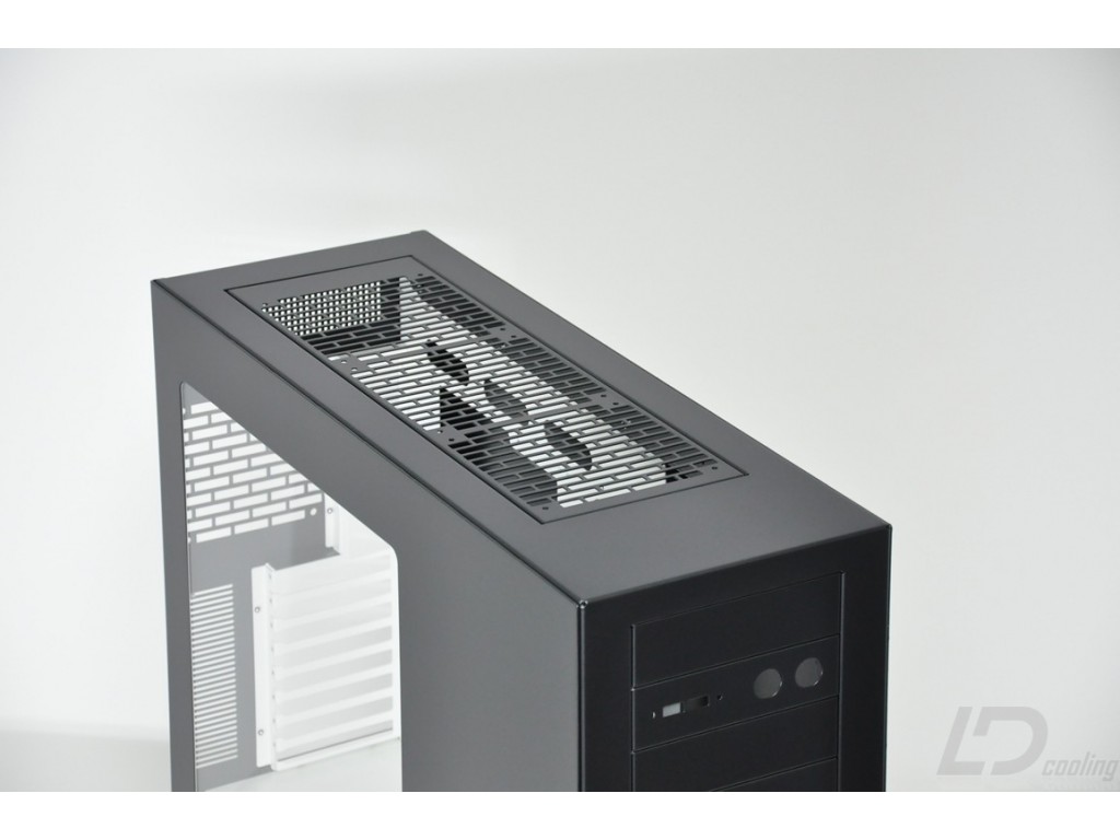 LD PC-V7 Black White 280/420 - LD Cooling Computer Cases