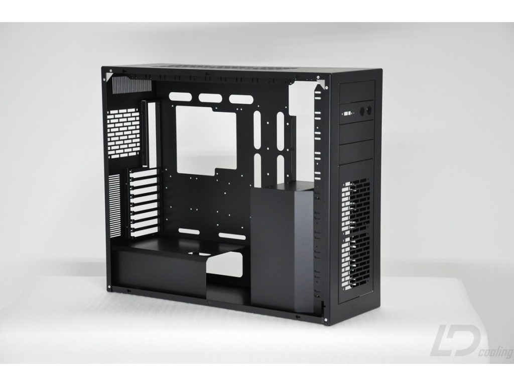 LD PC-V7 Black 240/360 - LD Cooling Computer Cases