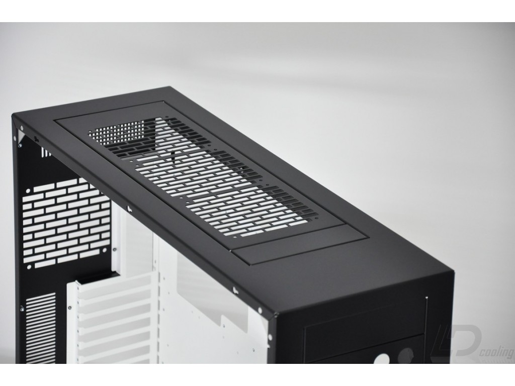 LD PC-V7 Black White 240/360 - LD Cooling Computer Cases