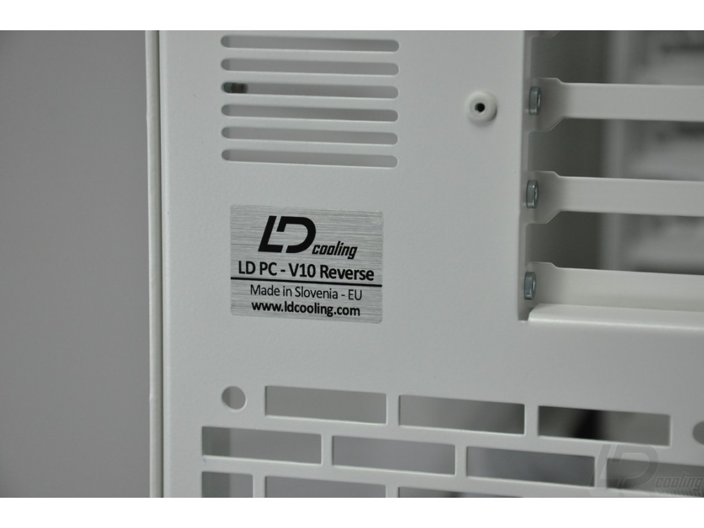 LD PC-V10 Reverse Phase Change - White - LD Cooling Computer Cases