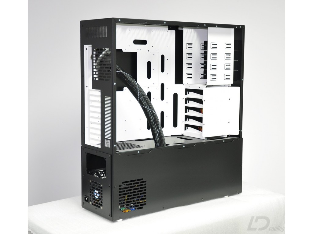 LD PC-V10 Phase Change - Black White - LD Cooling Computer Cases