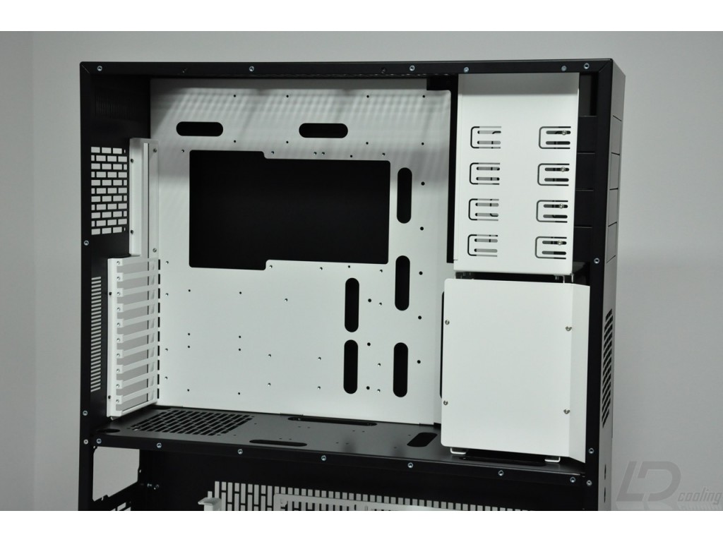 LD PC-V8 Black/White - LD Cooling Computer Cases