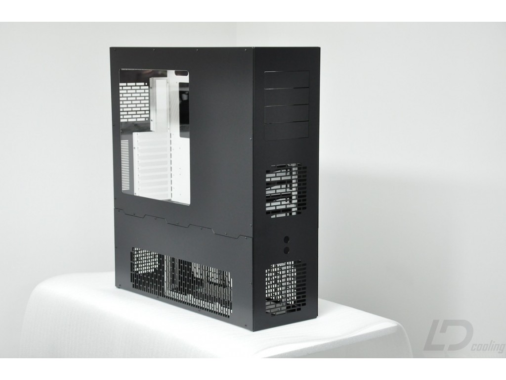 LD PC-V8 Black/White - LD Cooling Computer Cases