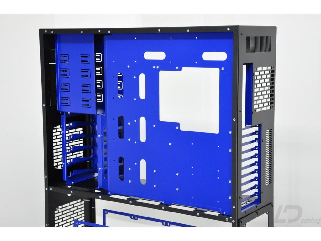 LD PC-V8 Black/Blue - LD Cooling Computer Cases