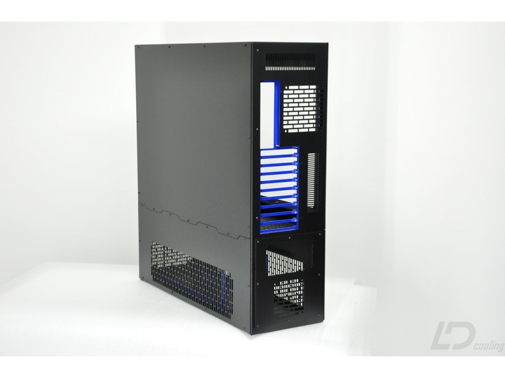 LD PC-V8 Black/Blue - LD Cooling Computer Cases