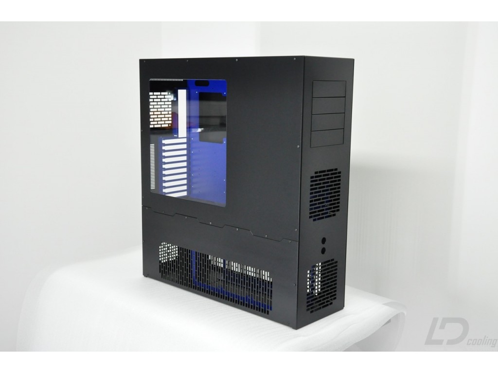 LD PC-V8 Black/Blue - LD Cooling Computer Cases
