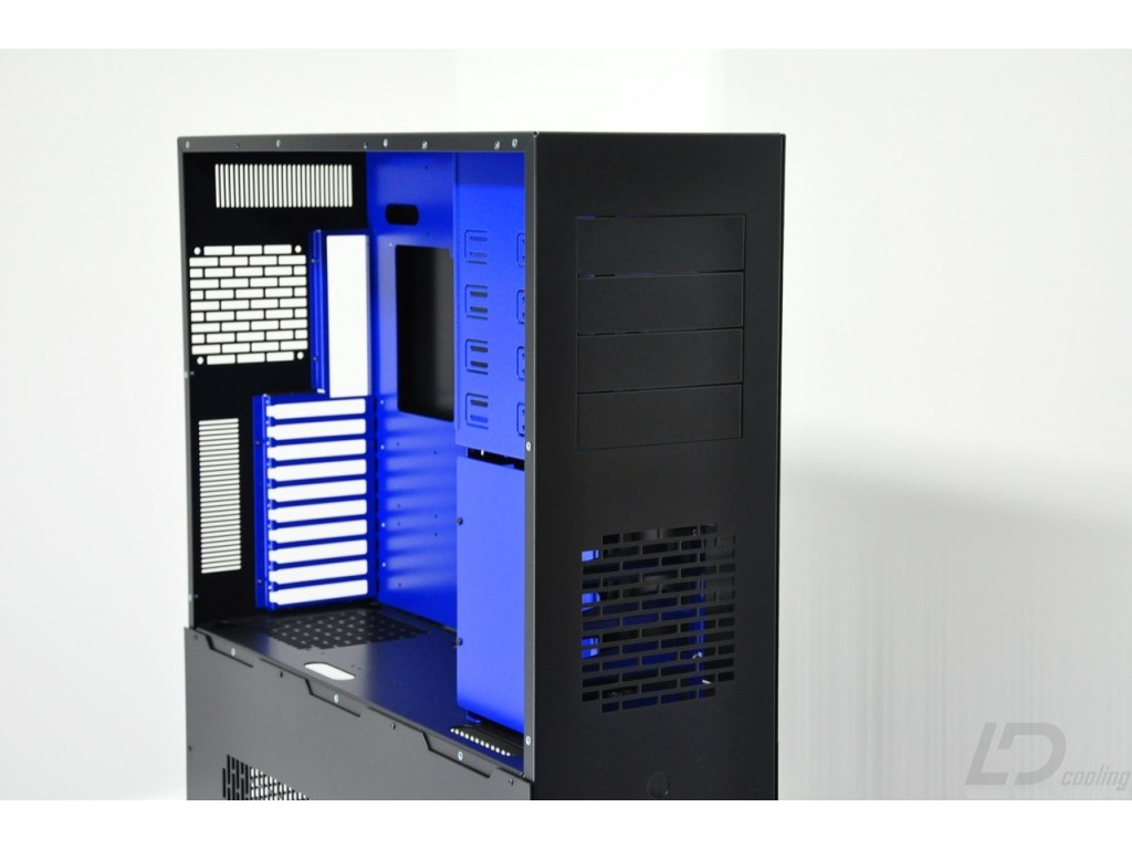 LD PC-V8 Black/Blue - LD Cooling Computer Cases