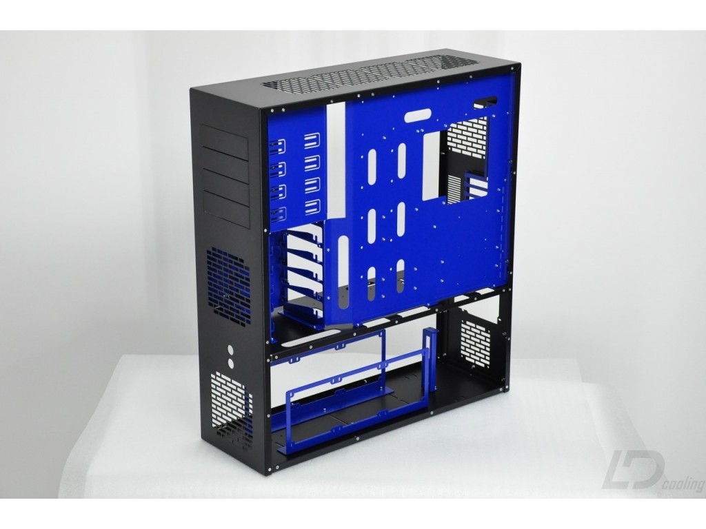 LD PC-V8 Black/Blue - LD Cooling Computer Cases