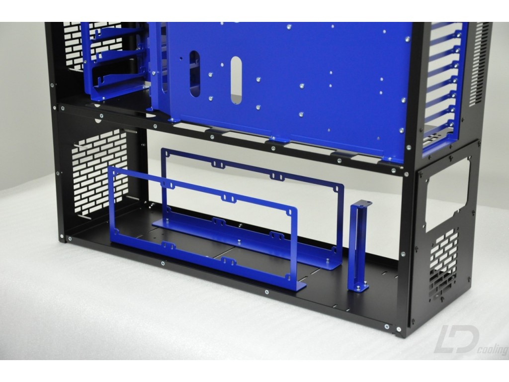 LD PC-V8 Black/Blue - LD Cooling Computer Cases