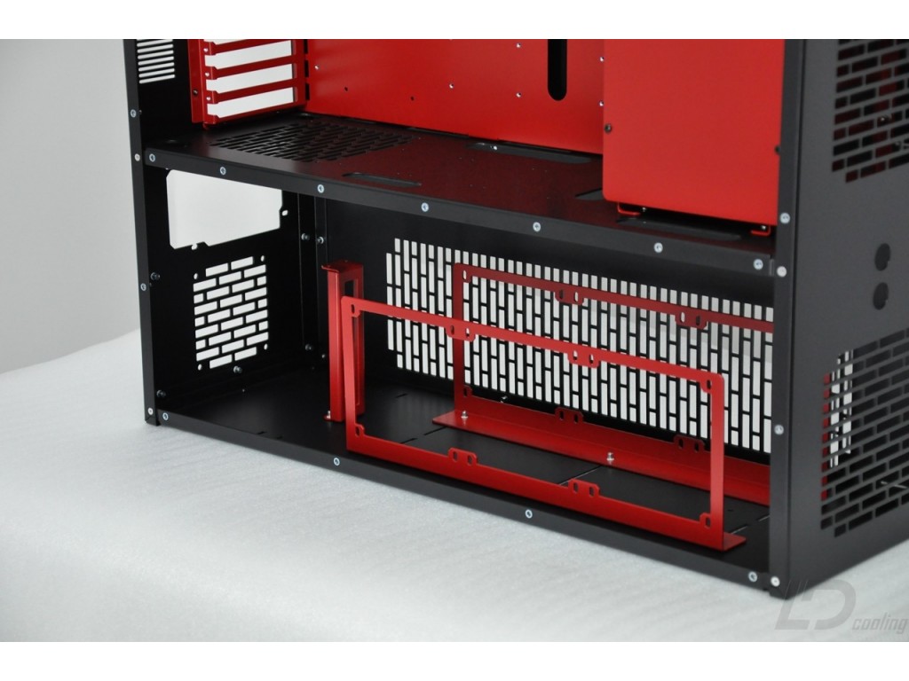 LD PC-V8 ATX/HPTX Black/Red - LD Cooling Computer Cases