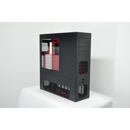 LD PC-V8 ATX/HPTX Black/Red - LD Cooling Computer Cases