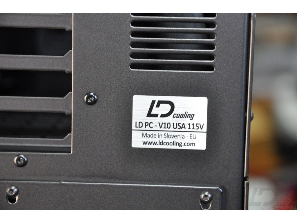 LD PC-V10 115V USA Phase Change - Black - LD Cooling Computer Cases